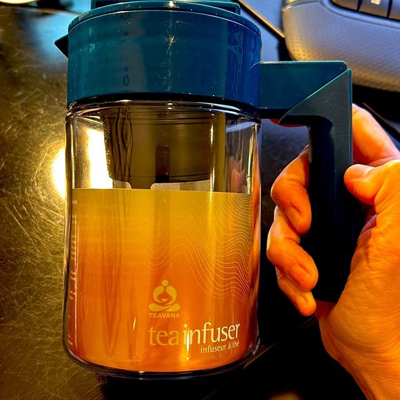 Teavana | Other | Teavana Tea Maker Bilt In Lid Filter Steep Dishwasher ...